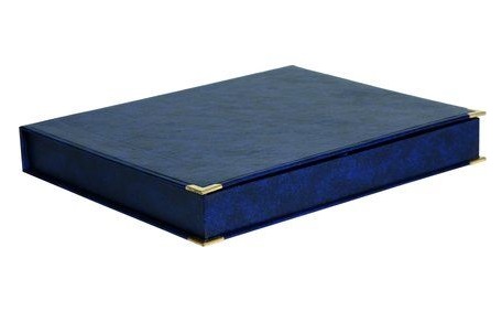 Blue Presentation box for wooden diploma