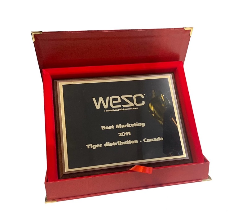 Blue Presentation box for wooden diploma